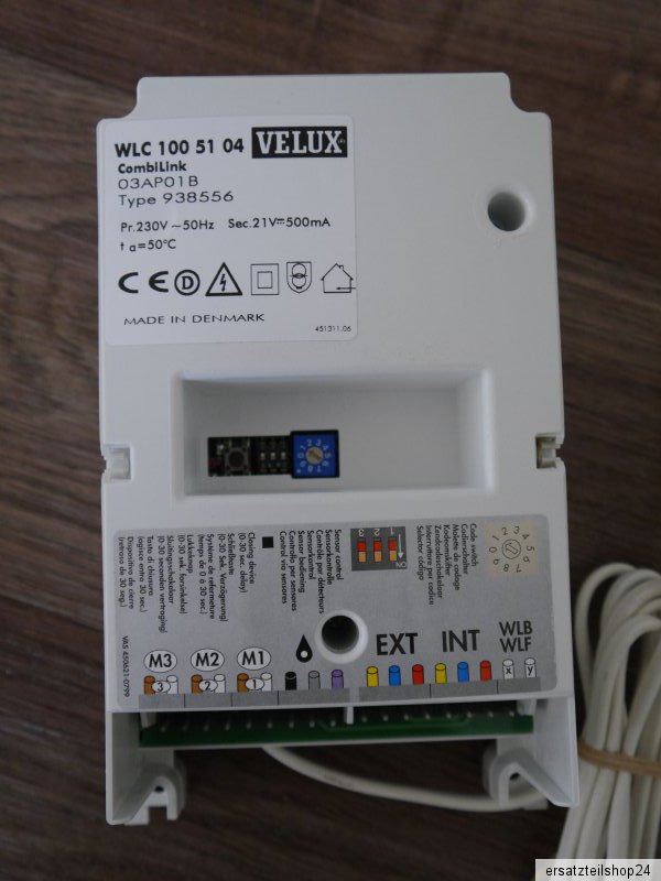 Velux Dachfenster Steuerung WLC 100 5104, für 3 Motore, # ohne ...