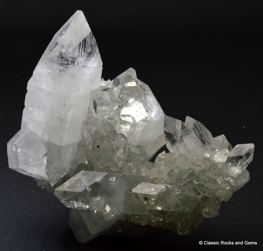 Apophyllite Mineral Specimen Clear Excellent Quality 76.4x59.4x44.1mm ...