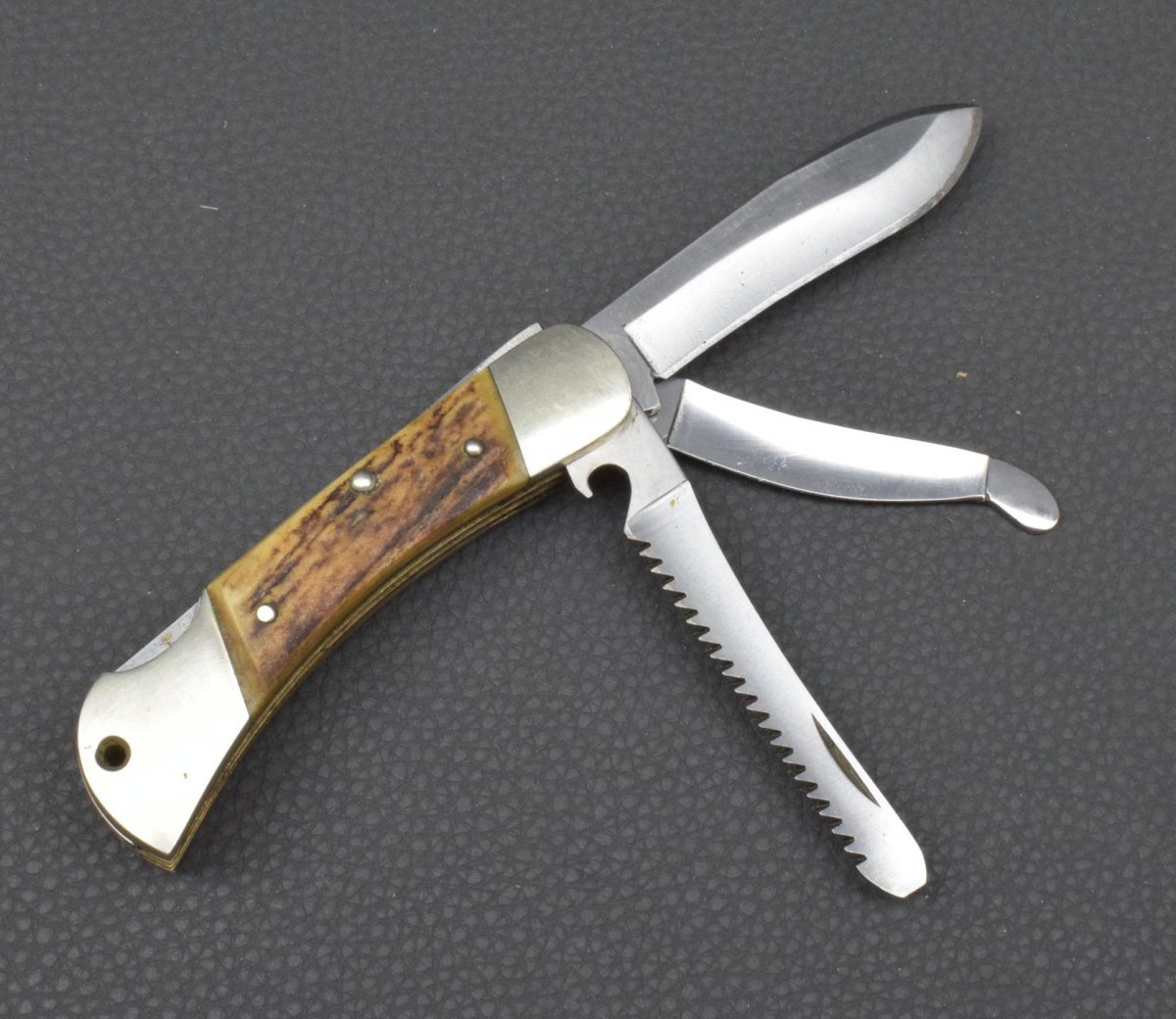 Älteres Diefenthal Jagdmesser, 4-teilig, gebraucht - eGun