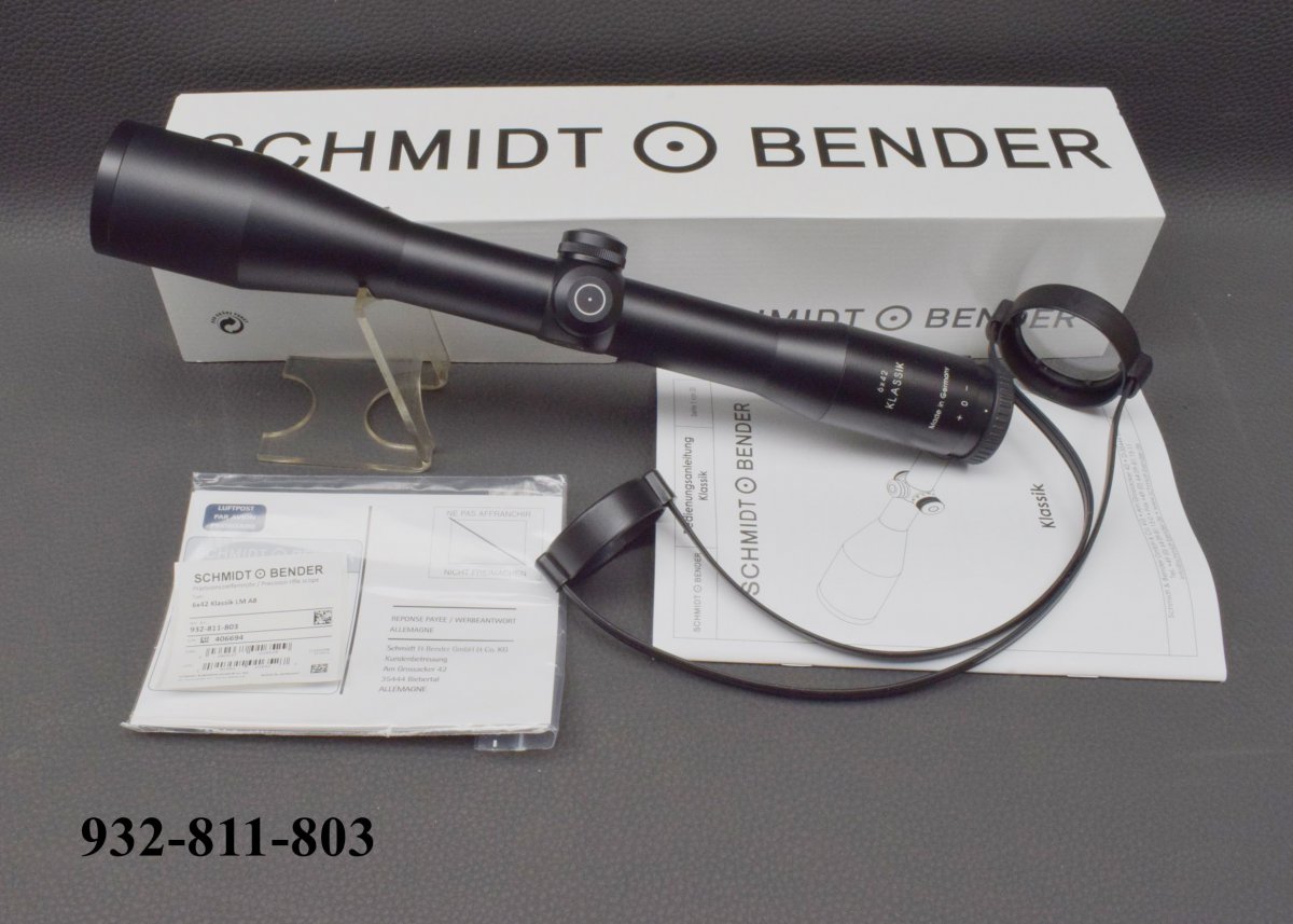 Schmidt & Bender Klassik 6x42 Absehen A8 Ausstellungsstück zum ...