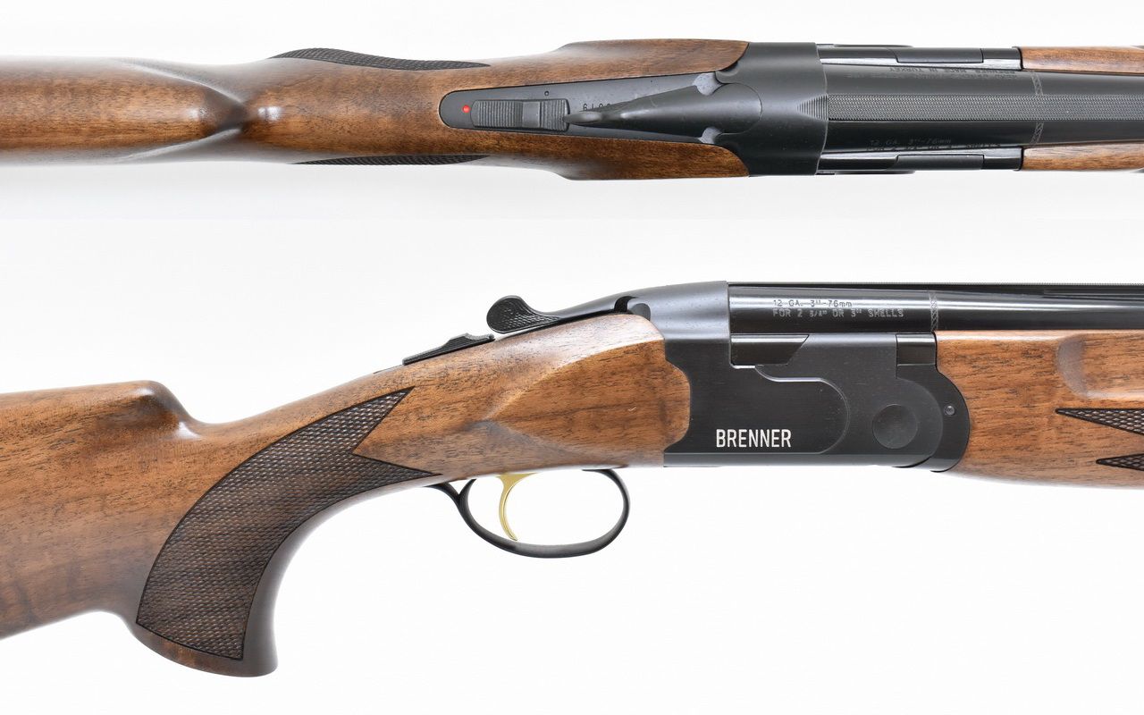Linkswaffe! BRENNER BF18 " Black " Bockflinte / BDF Kal. 12/76 mit ...