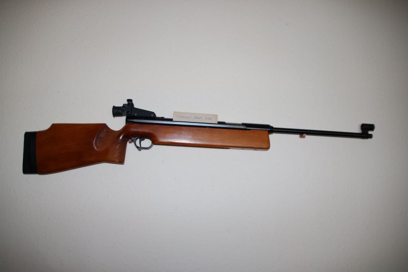 Haenel Luftgewehr Mod. 312 Suhl - Seitenspanner - inkl. Diopter ...