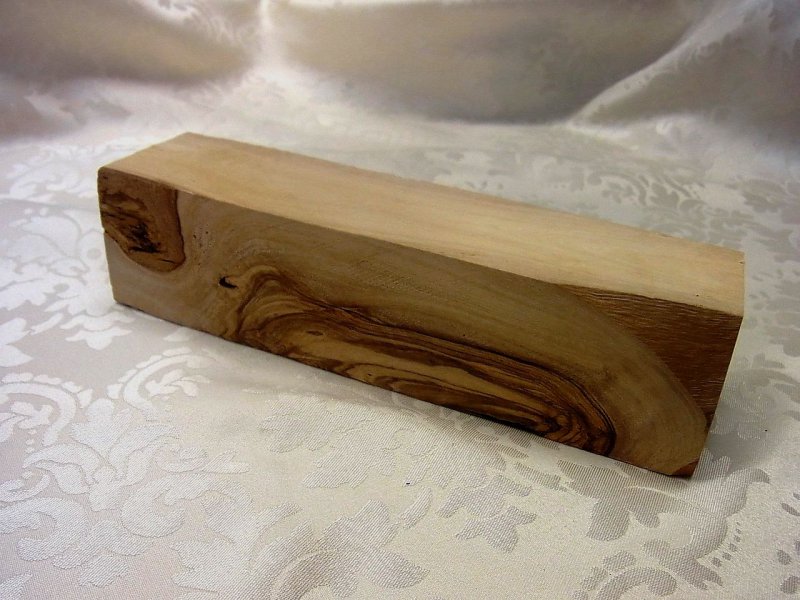 Olivenholz Bastelholz Rohholz Drechselholz Edelholz 20 x 5 x 5 cm (GP 1 ...