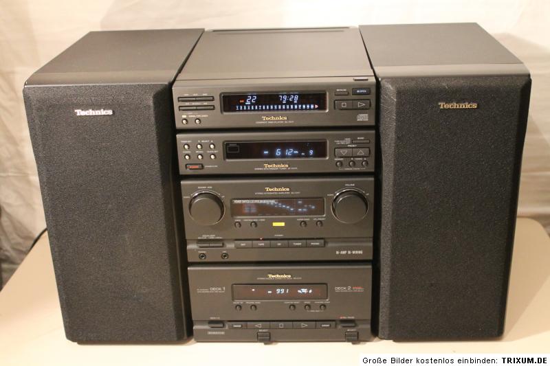 Technics Mini Anlage SU-CH7 ST-CH7L SL-CH7 RS-CH7 mit Boxen SB-CH7 TOP ...