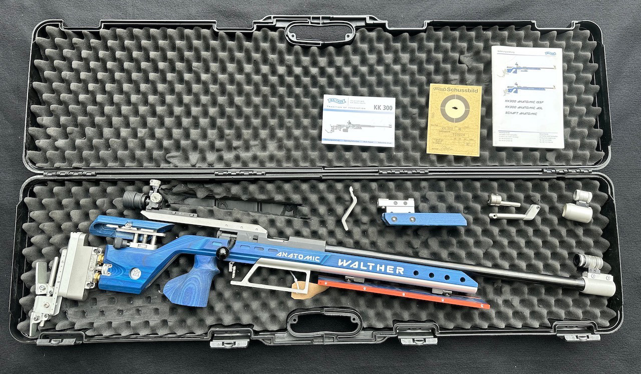 Walther KK 300 KK300 Anatomic - blau - Auflage - eGun