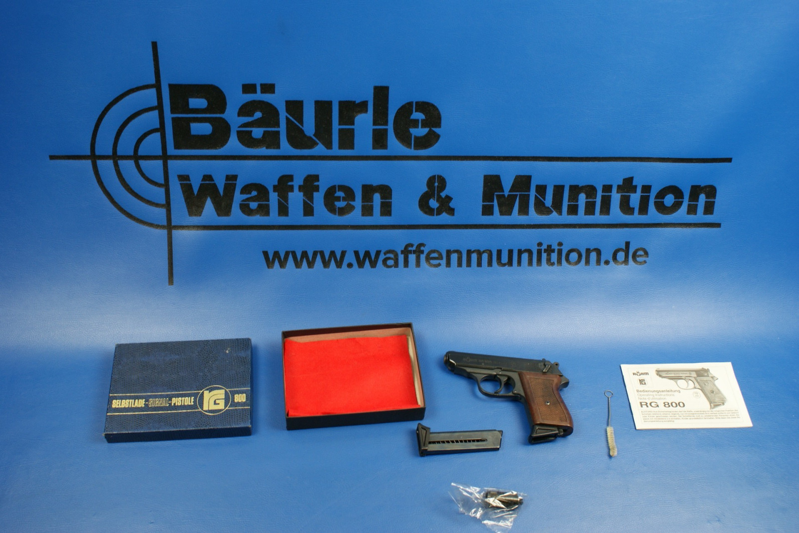 Pistole Röhm RG 800 für 8mm K. - eGun