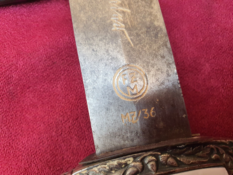 SS-Ehrendolch Dienstdolch Widmung Himmler RZM M7/36 - eGun