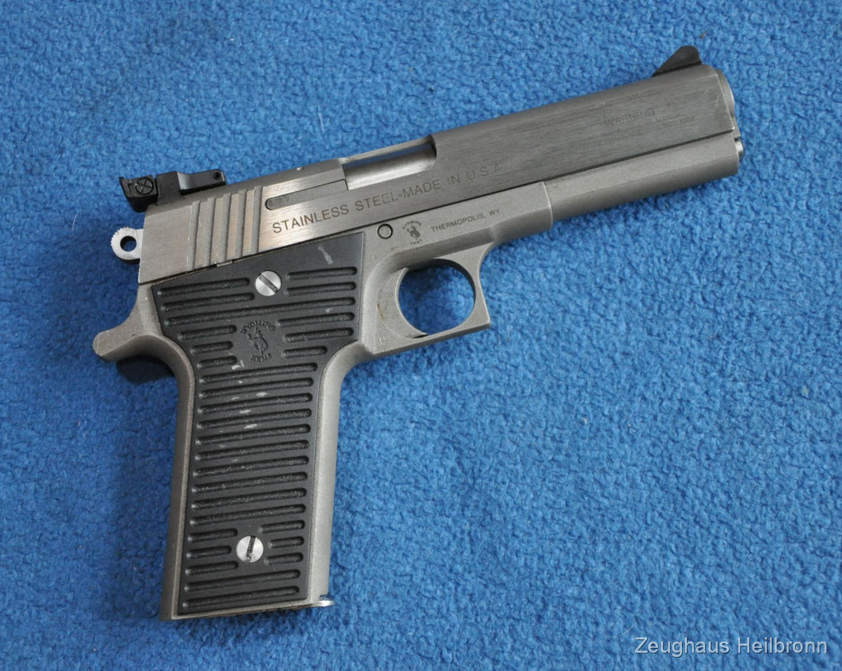 SEHR SCHÖNE PISTOLE WYOMING ARMS PARKER STAINLESS 10mm AUTO - eGun