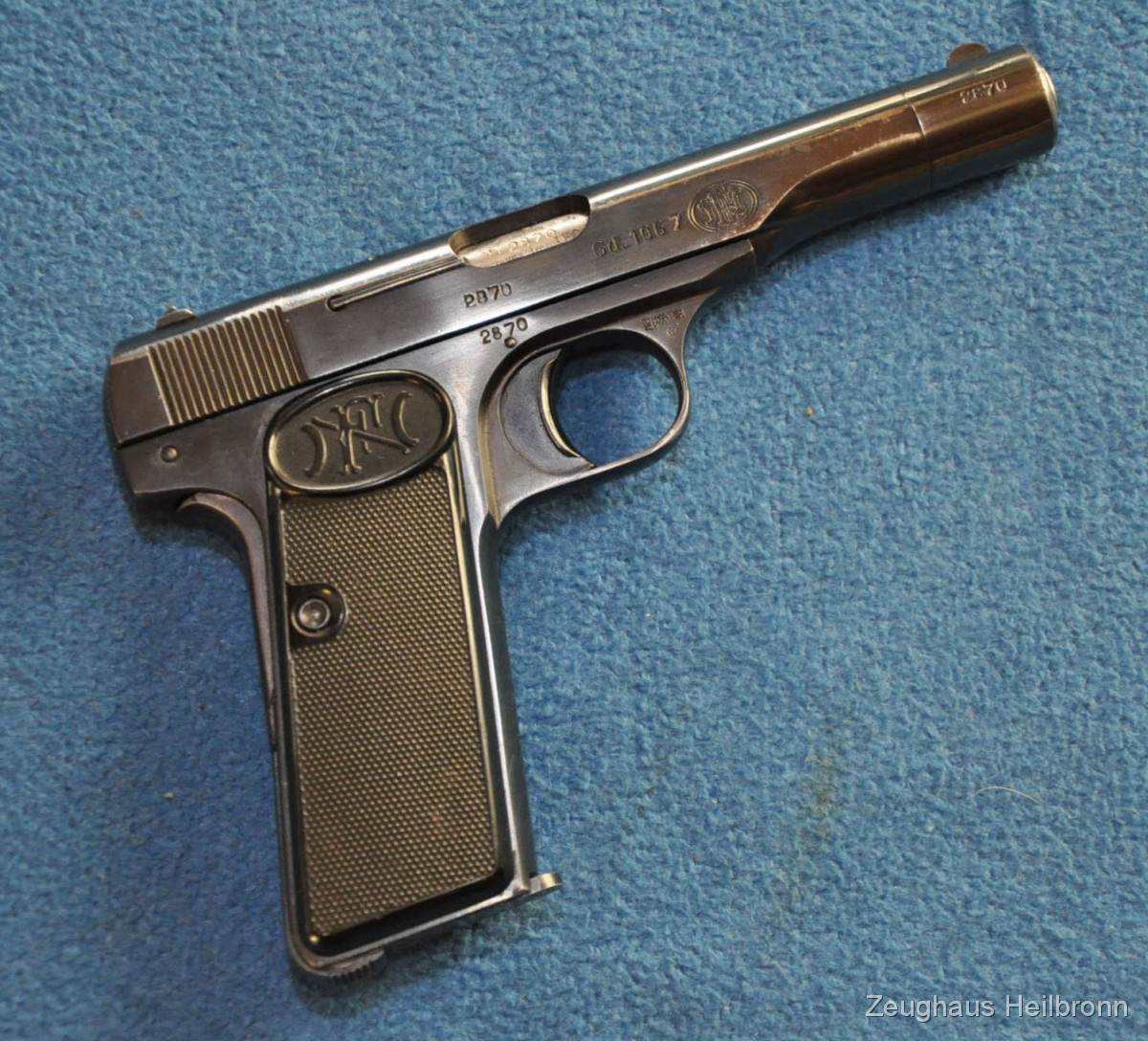 SEHR SCHÖNE PISTOLE FN BROWNING 1910/22 Gd 1967 4mmM20 - eGun