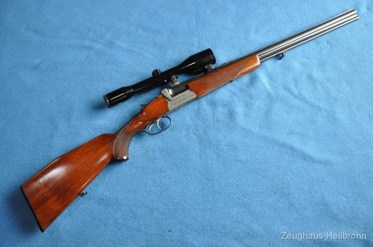 TOP SAUER & SOHN BOCKBÜCHSFLINTE 7x57R 16/70 MIT ZF ZEISS - eGun