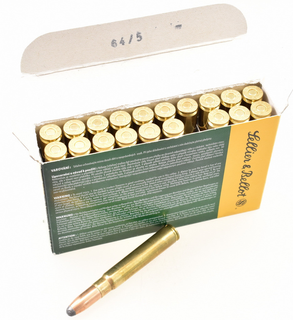 20 S&B Patronen 9,3x62 Soft Point 18,5 Gramm - eGun