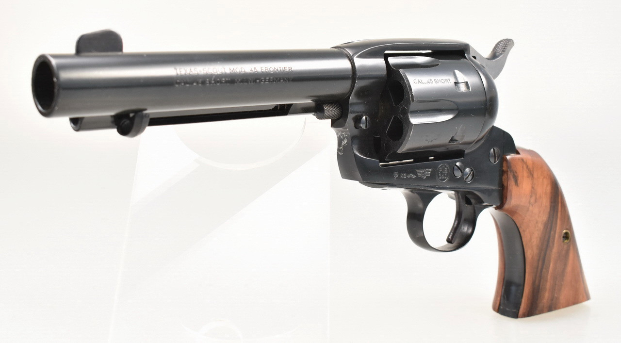 HS / SCHMIDT Mod. 121 " TEXAS SCOUT FRONTIER " SAA Revolver im Kaliber ...