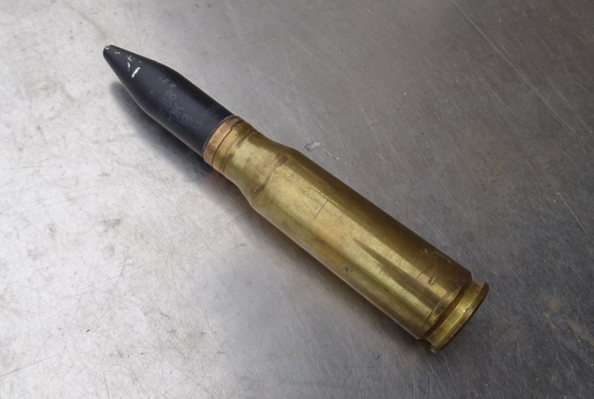 schöne GAU-4 Gatling ?* 20x102mm Übungspatrone 20K DM58 - BUNDESWEHR - eGun