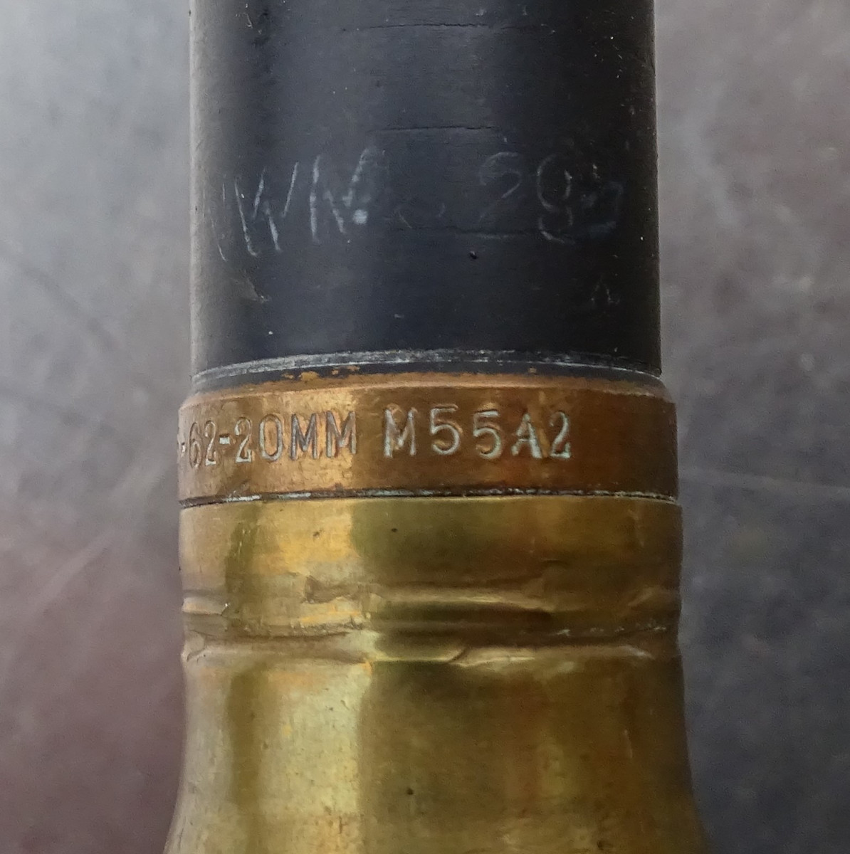 schöne GAU-4 Gatling ?* 20x102mm Übungspatrone 20K DM58 - BUNDESWEHR - eGun