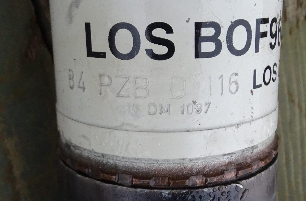 für PANZERFAUST 84 . DM 16- DEUTSCHE MUNITION * Patrone mit ...