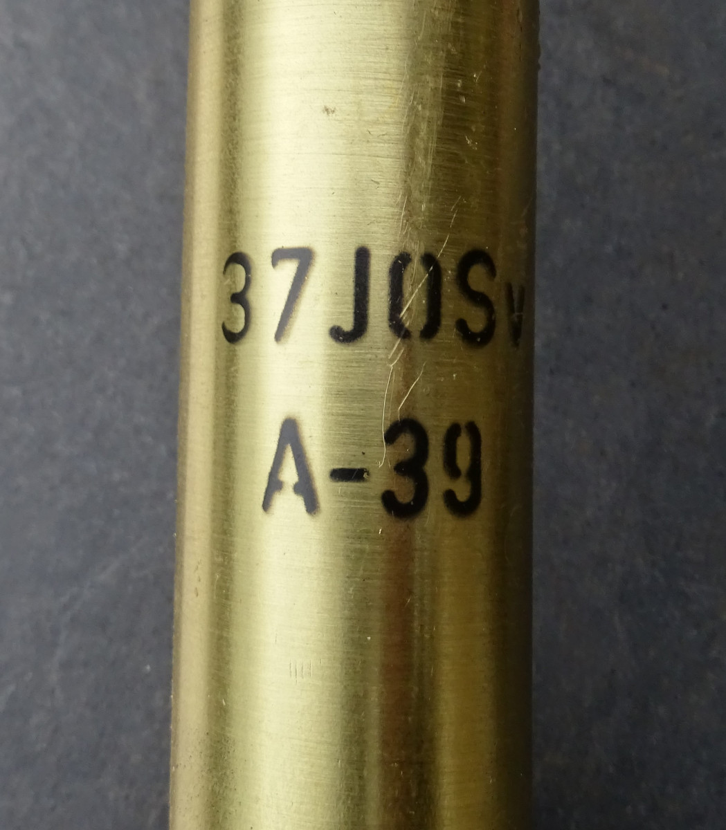 SOWJET - RUSSIAN FLAK MUNITION * 37-mm-JOSv-A-39-Patrone * für den ...