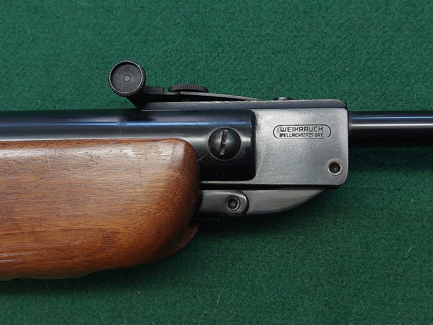 Sammlerstück! Weihrauch HW 35 Kal. 4,5mm Knicklauf Luftgewehr Baujahr 1967 mit Original ...