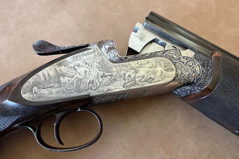 Perazzi Bockdoppelflinte SCO allerfeinste!!! Bulinogravuren lange ...